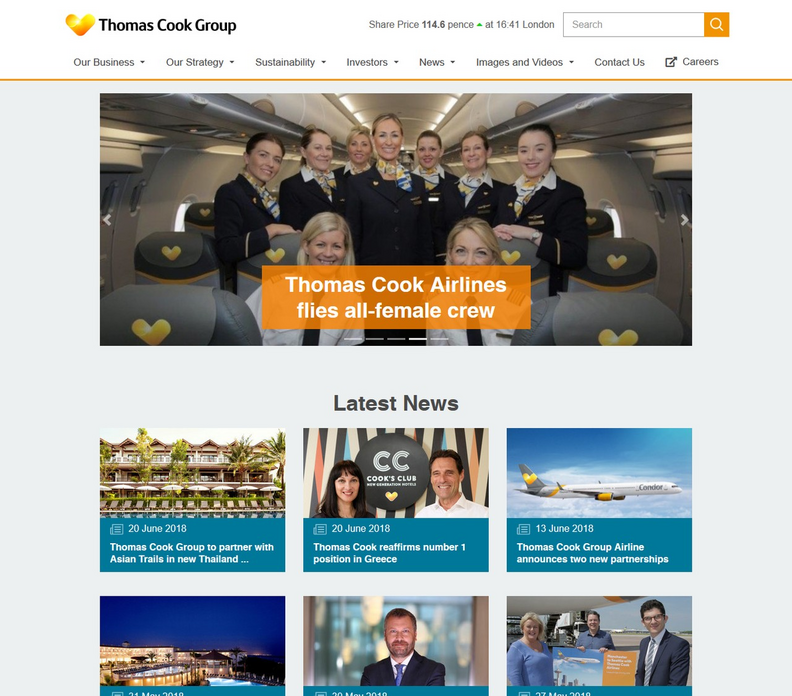 PressArea | Welcome to the Thomas Cook Group Corporate website